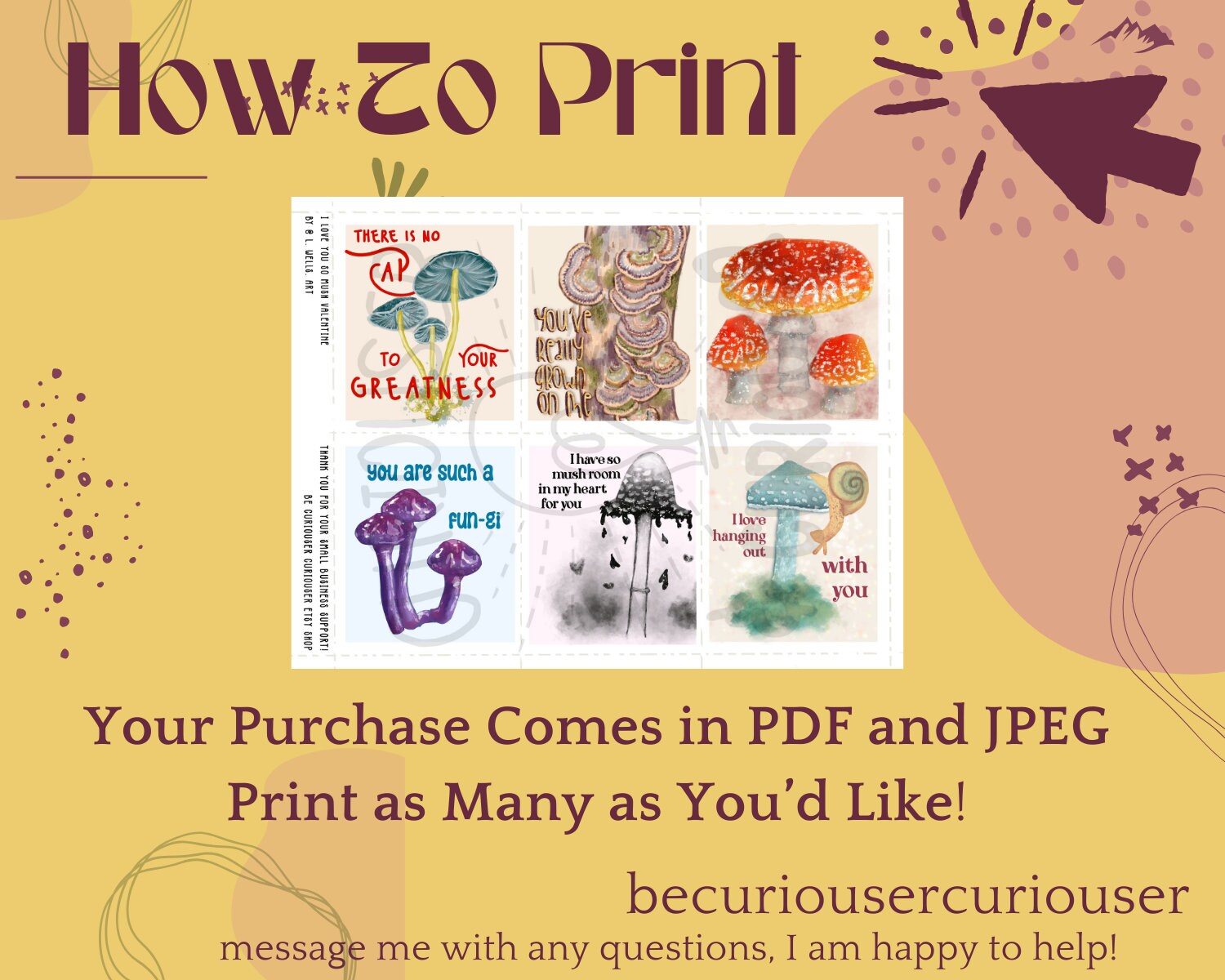 Retro Cartoon Printable Valentines Cards, Groovy 70s Style, Classmates ...