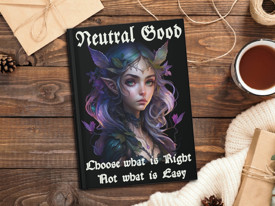 Dnd Custom Journal Neutral Good Character Alignment, Campaign Journal ...