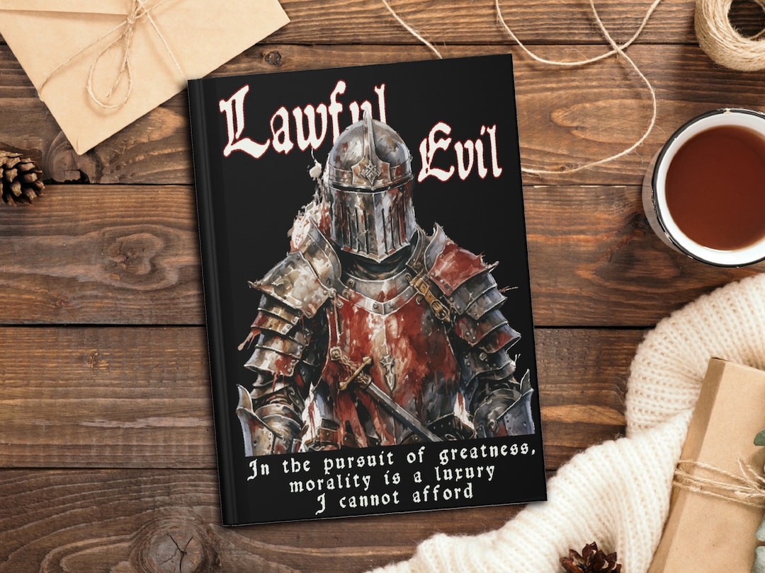 Dnd Custom Journal Lawful Evil Character Alignment, Campaign Journal DM Gift, Tabletop Player ...