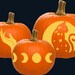 7 Magical Designs for Pumpkin Carving Stencil, Halloween Pumpkin ...
