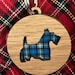 Wooden Scottish Tartan Keyrings - Etsy UK