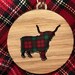 Wooden Scottish Tartan Keyrings - Etsy UK