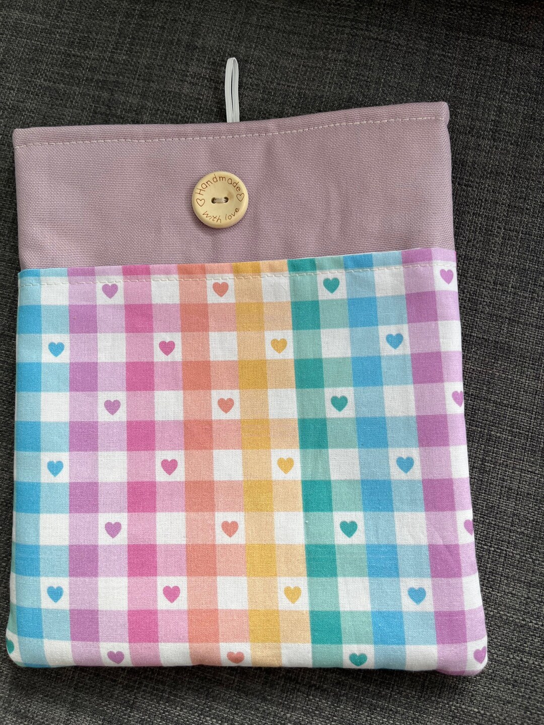 Book Sleeve, Padded Storage Pouch, Button Closure - Etsy