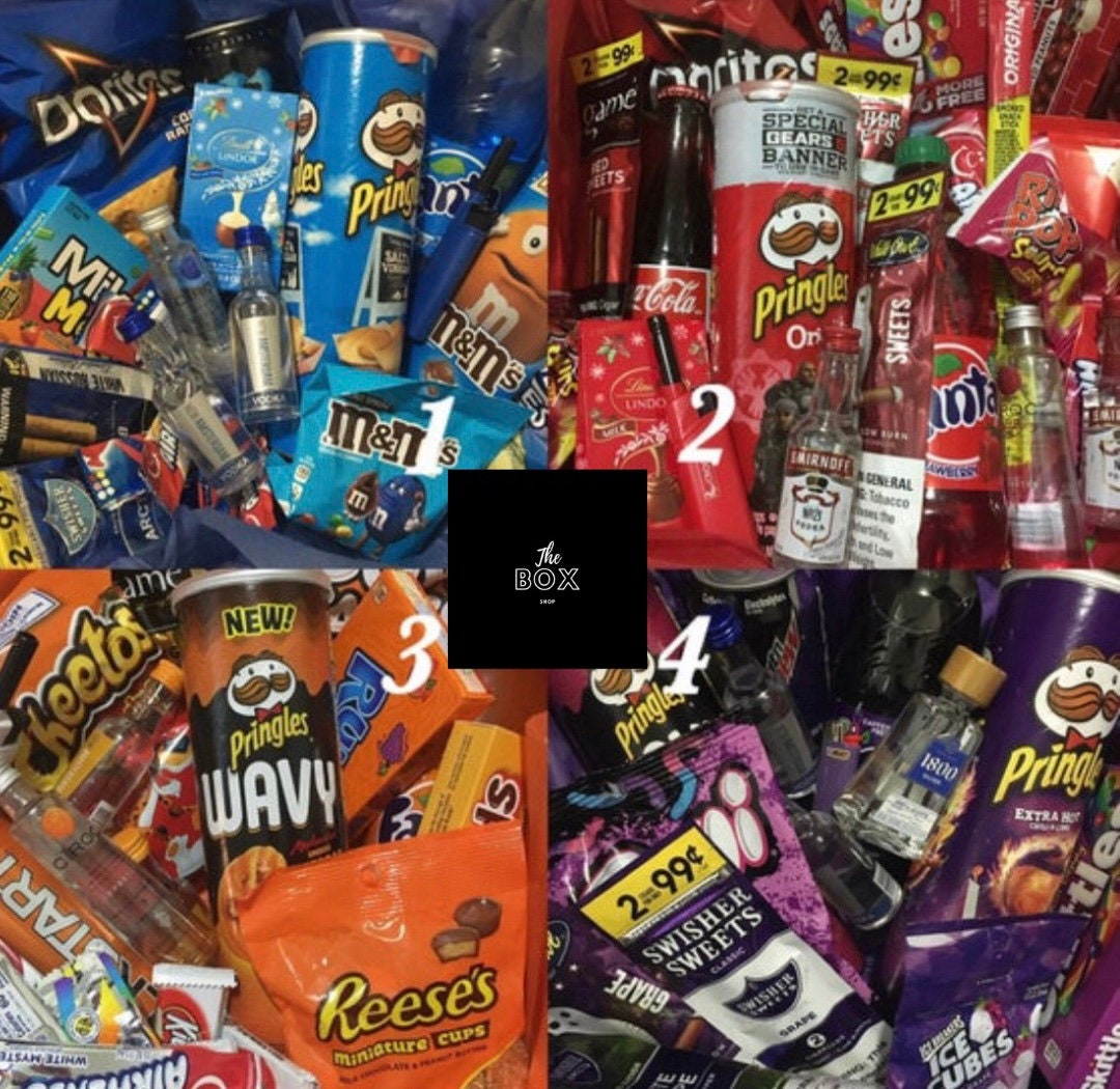 Adult Color Snack Box - Etsy