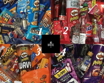 Color Coded Snack Box - Etsy