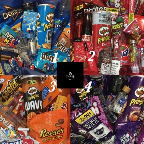 Adult Color Snack Box - Etsy