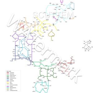 Elden Ring Lands Between Tube Map - Perfect for Gamers, Dark Souls or ...