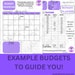 Purple Budget Guide for Beginners | Template | Step by Step ...