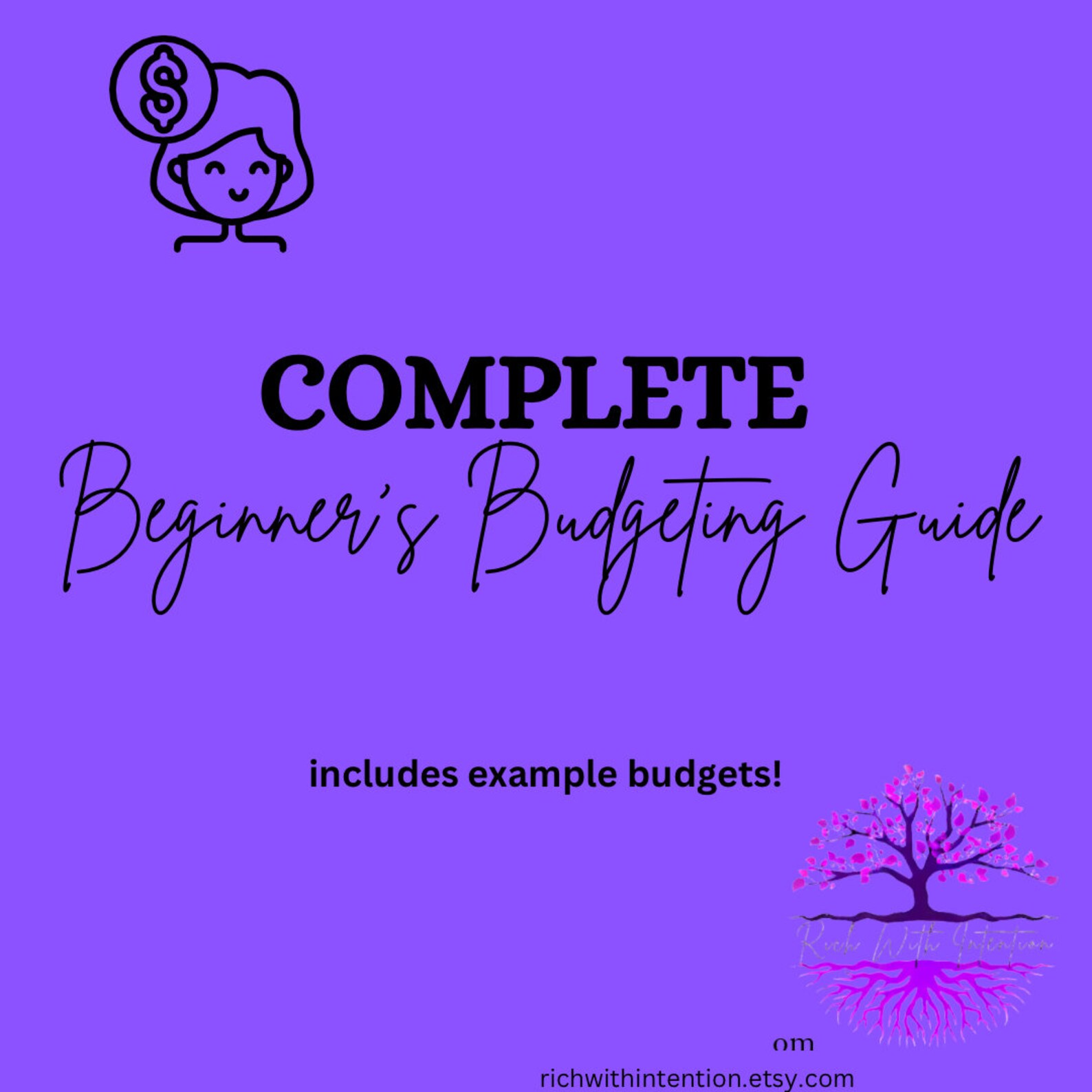 Purple Budget Guide for Beginners | Template | Step by Step ...