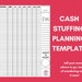Cash Stuffing Planner | Bank Withdrawal Planner | Bill Count | Money ...