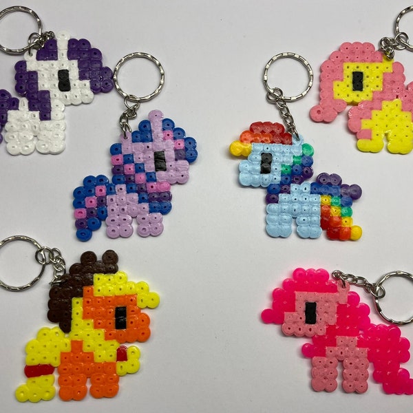Pony Bead Keychain - Etsy