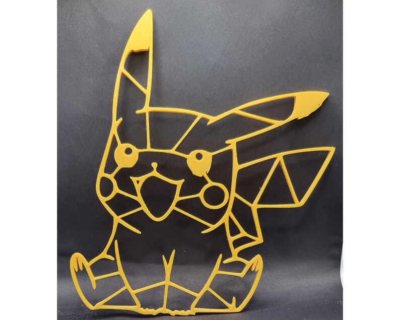 Pokemon Pikachu Style Wall Art, Pikachu , Nintendo Themed Wall Art ...