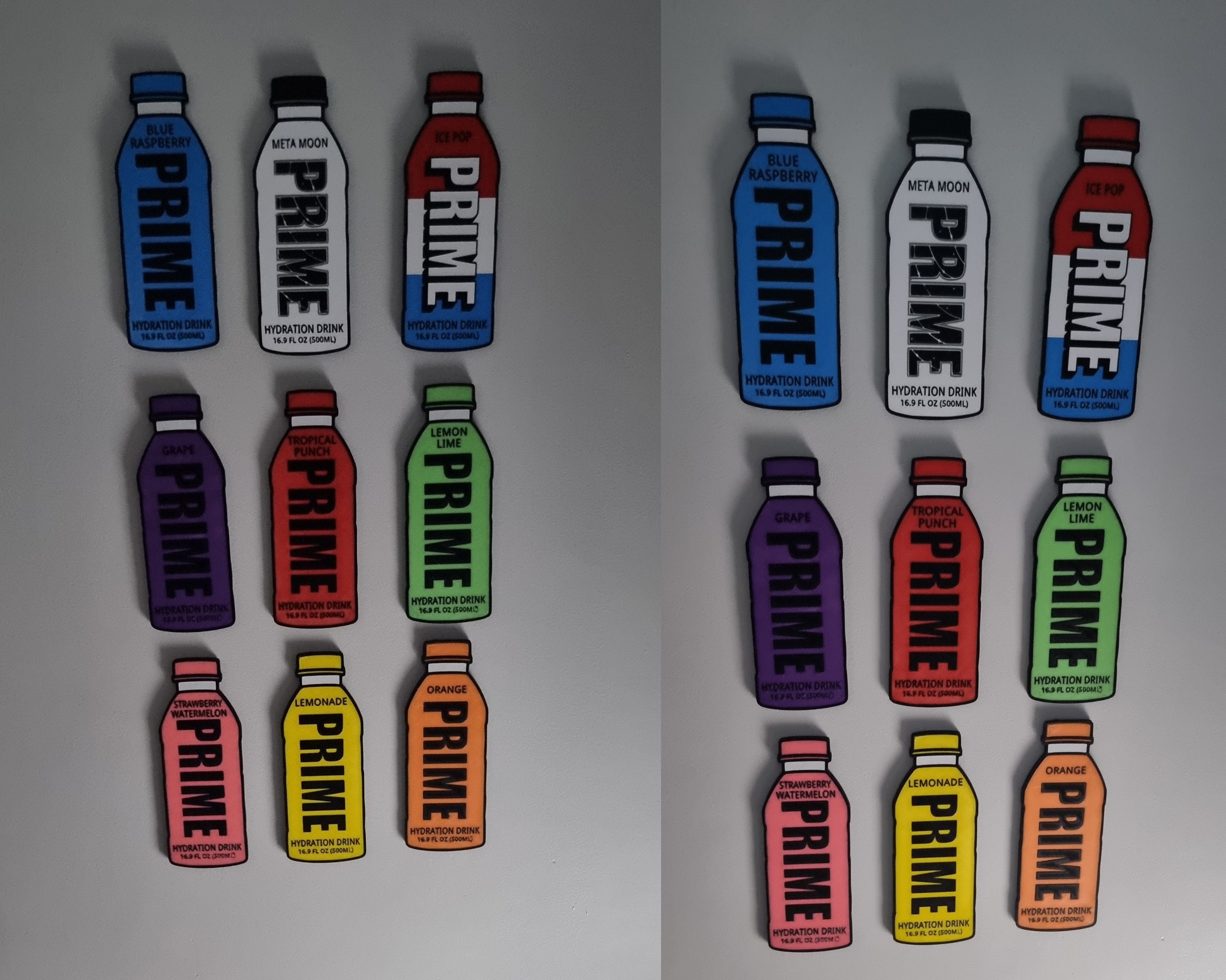 Prime Drink Bottle 3D Printed Wall Decor Prime Wall Art Kids Bedroom ...