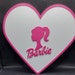 Barbie Heart Style Wall Art, 3D Printed, Wall Decor, Wall Art, Bedroom ...