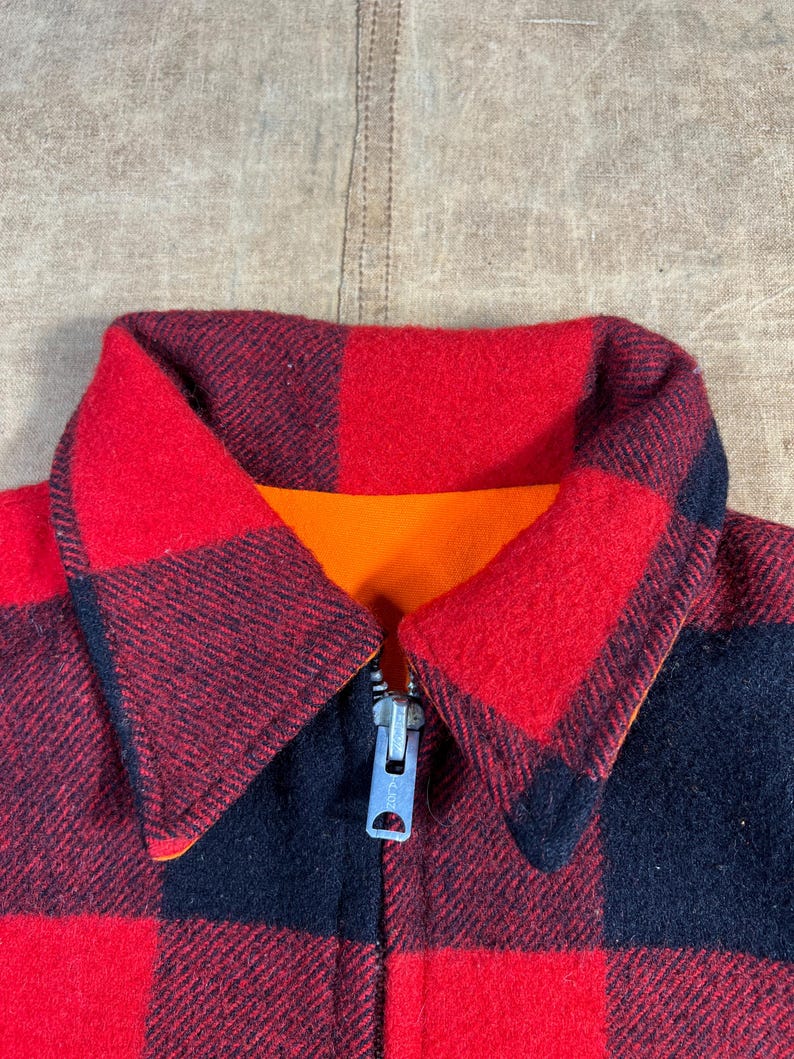 Vintage 70’s 80’s Reversible Woolrich Two Pocket Lumberjack Buffalo ...