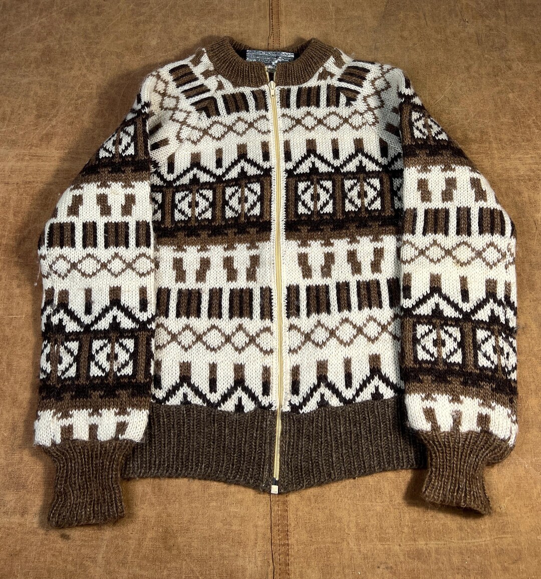 Vintage 70’s Iceland Wool Geometric Pattern Made in Ireland Icelandic ...