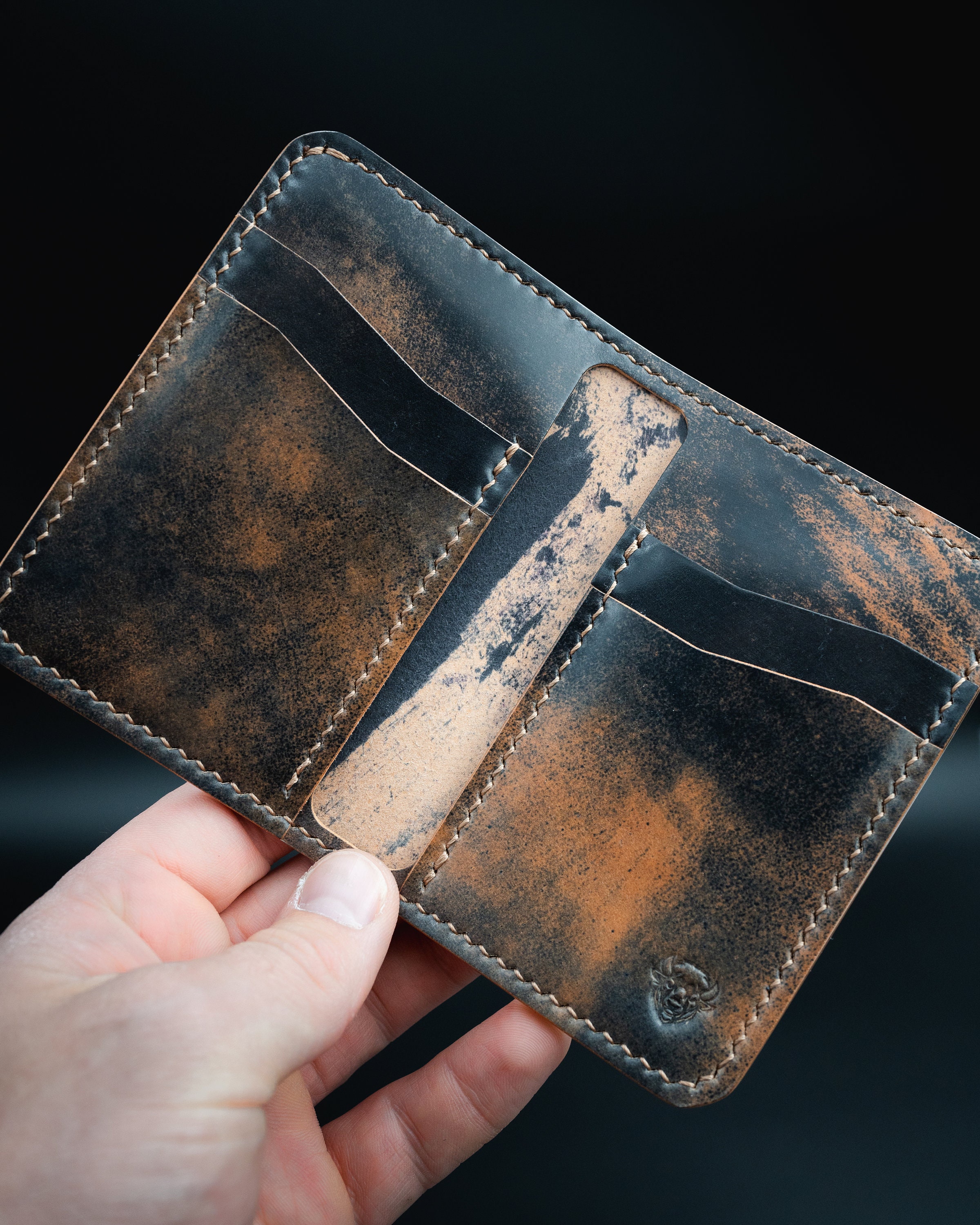 The Ridge Vertical Bifold Wallet in Full Shell Cordovan ROCADO - Etsy