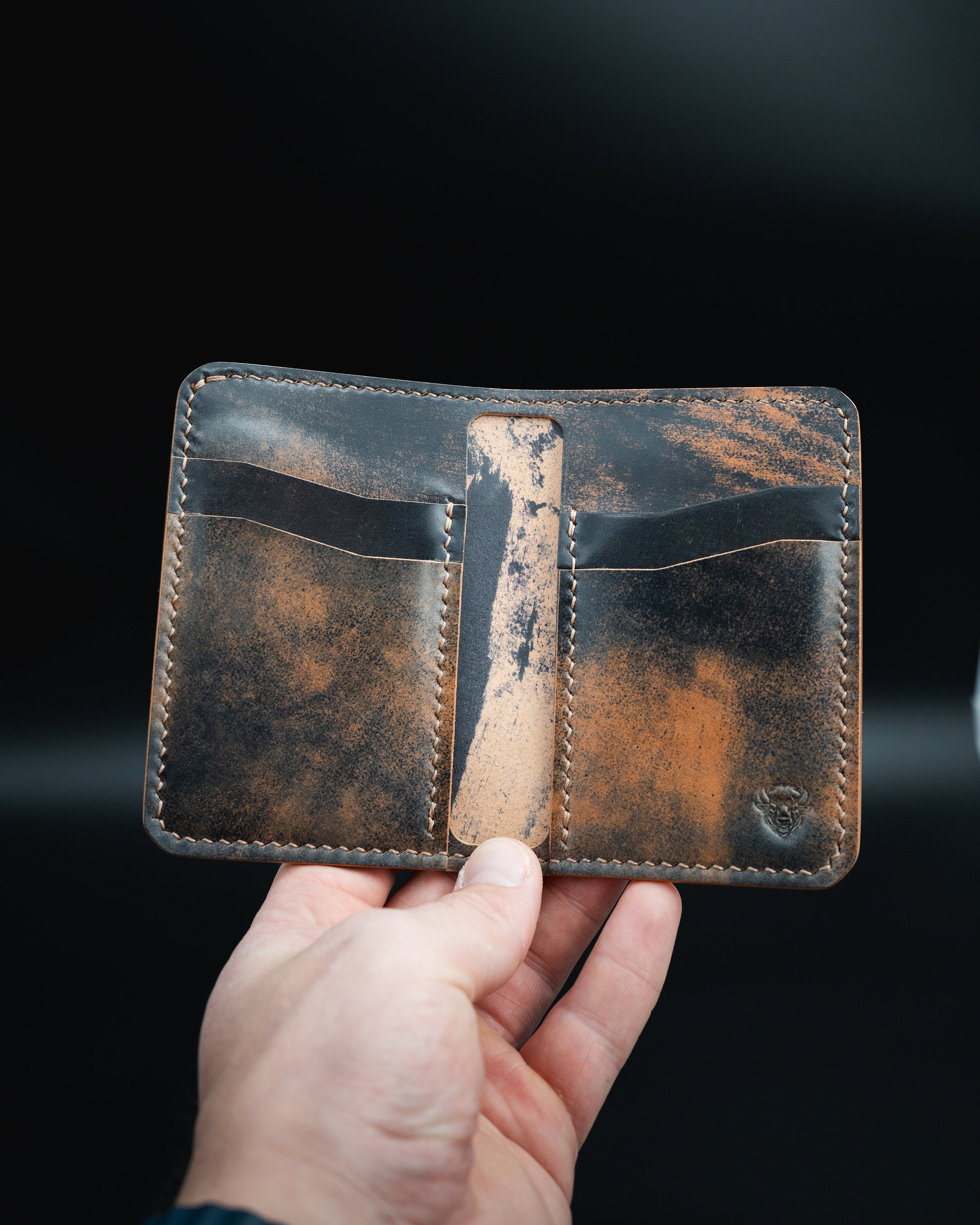 The Ridge Vertical Bifold Wallet in Full Shell Cordovan ROCADO - Etsy
