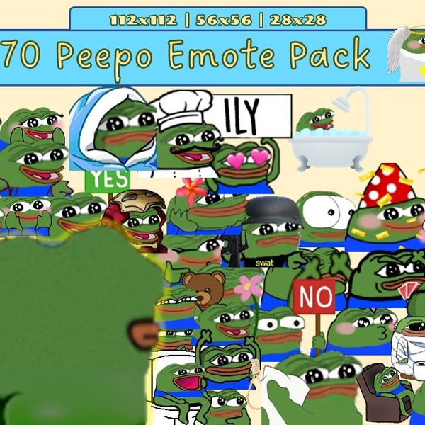 Twitch Pepe Emote Middle Finger - Etsy