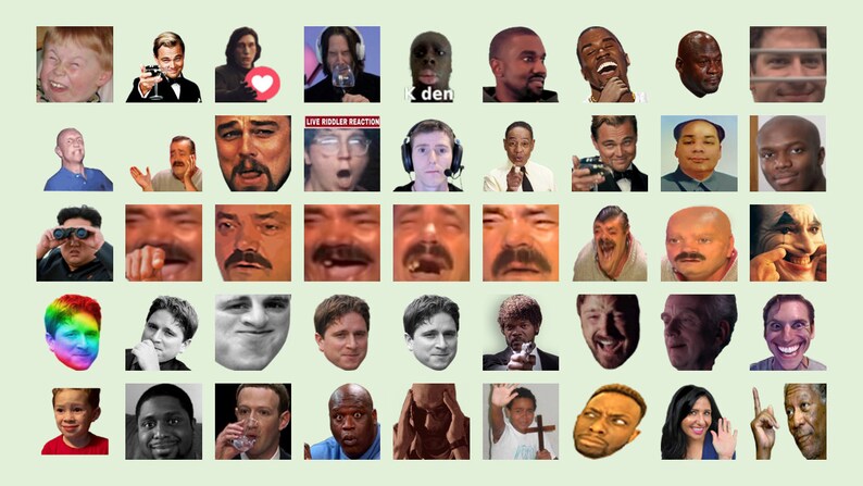 300 Human Meme Emotes for Twitch and Discord Twitch Emotes Discord ...