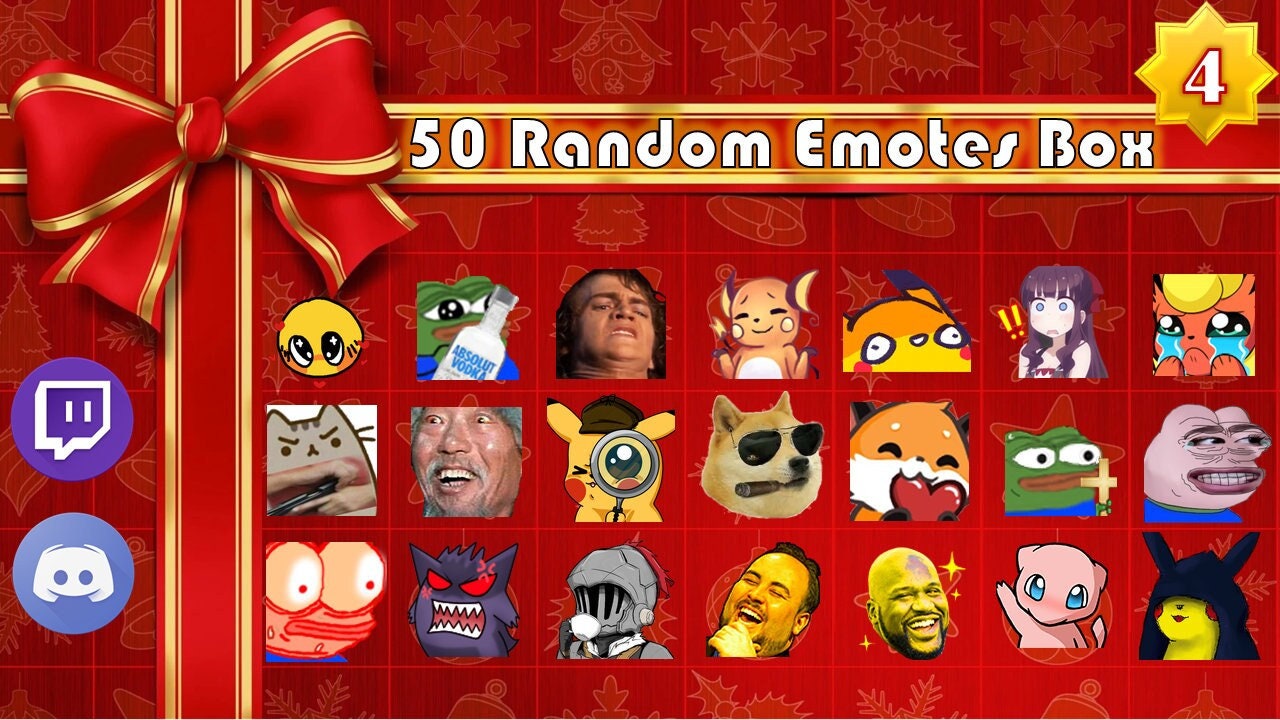 50 Random Meme Emotes Box 4 Twitch Meme Emotes Discord Emotes Emotes ...