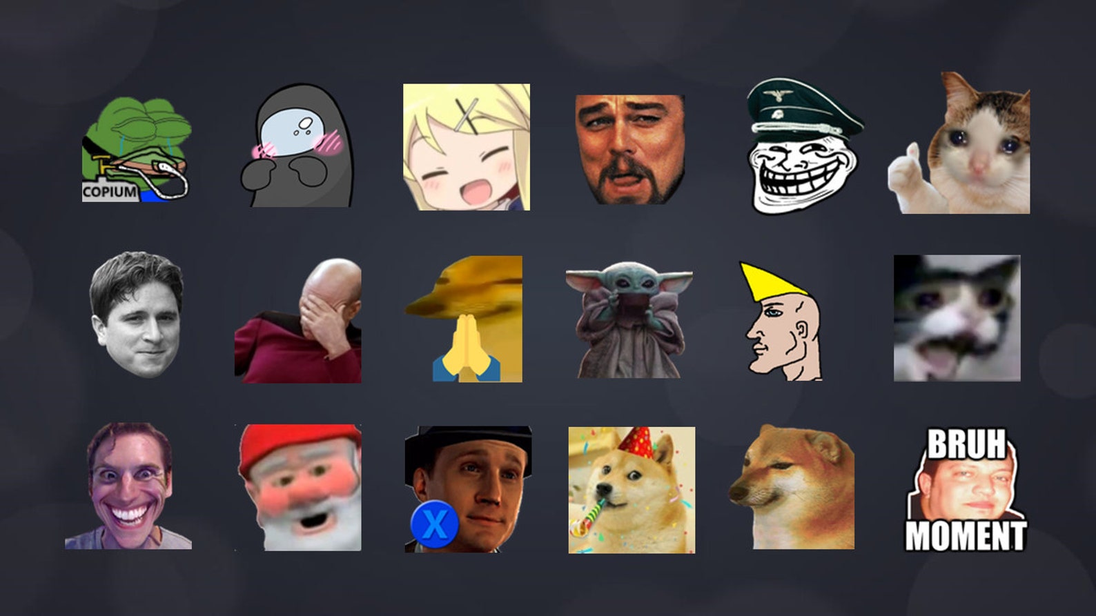 50 Meme Emotes for Twitch and Discord | Twitch Emotes | Discord Emotes ...