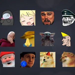 50 Meme Emotes for Twitch and Discord | Twitch Emotes | Discord Emotes ...
