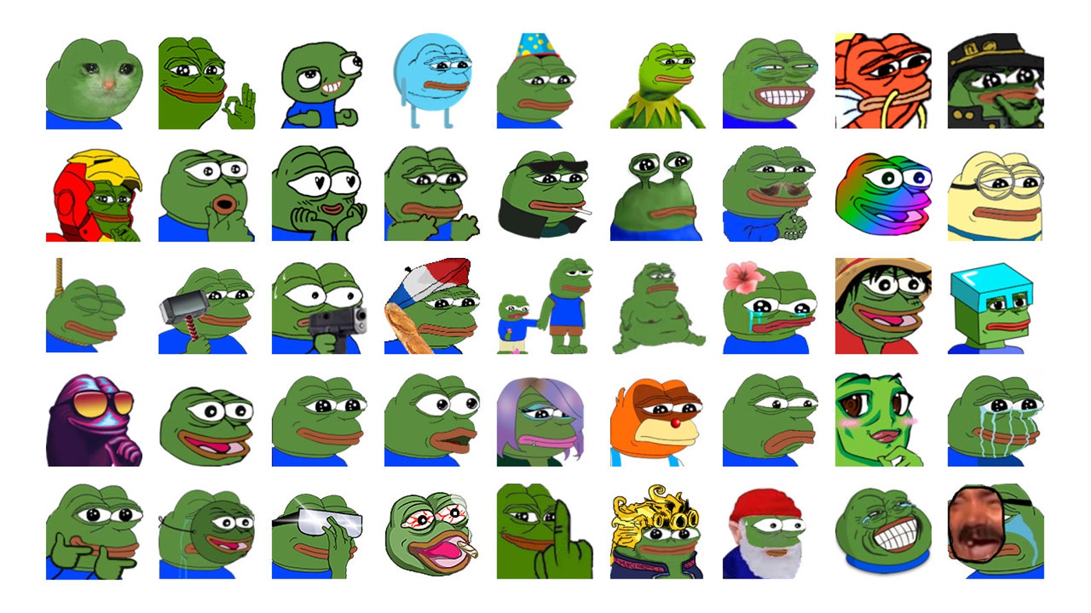 150 Pepe Feels Emotes Mega Pack | Twitch Emotes | Discord Emotes | Text ...
