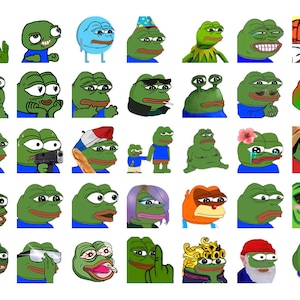 150 Pepe Feels Emotes Mega Pack | Twitch Emotes | Discord Emotes | Text ...