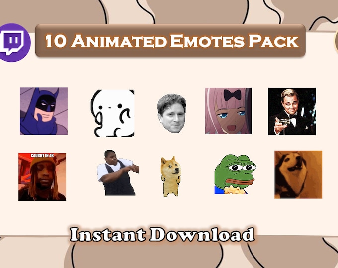 10 Animated Meme Emotes Pack #5 | Twitch Meme Emotes | Discord Emotes ...