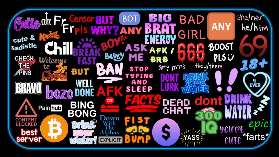 200 Text Emotes Mega Pack #3 | Twitch Emotes | Discord Emotes | Text ...