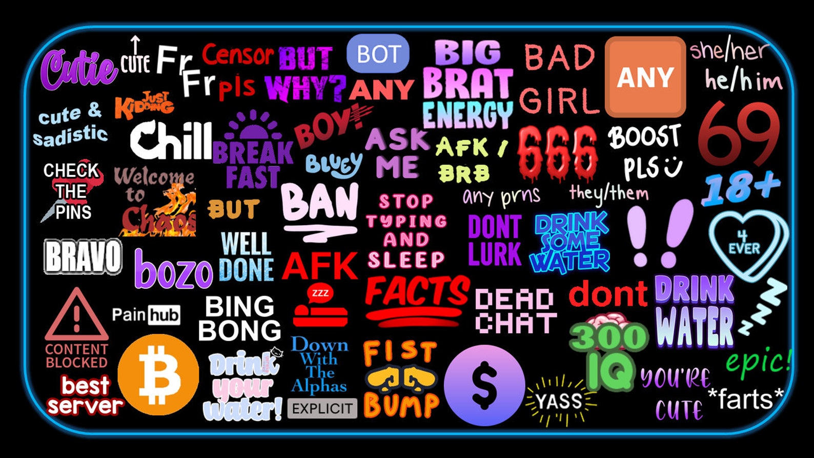 200 Text Emotes Mega Pack #3 | Twitch Emotes | Discord Emotes | Text ...