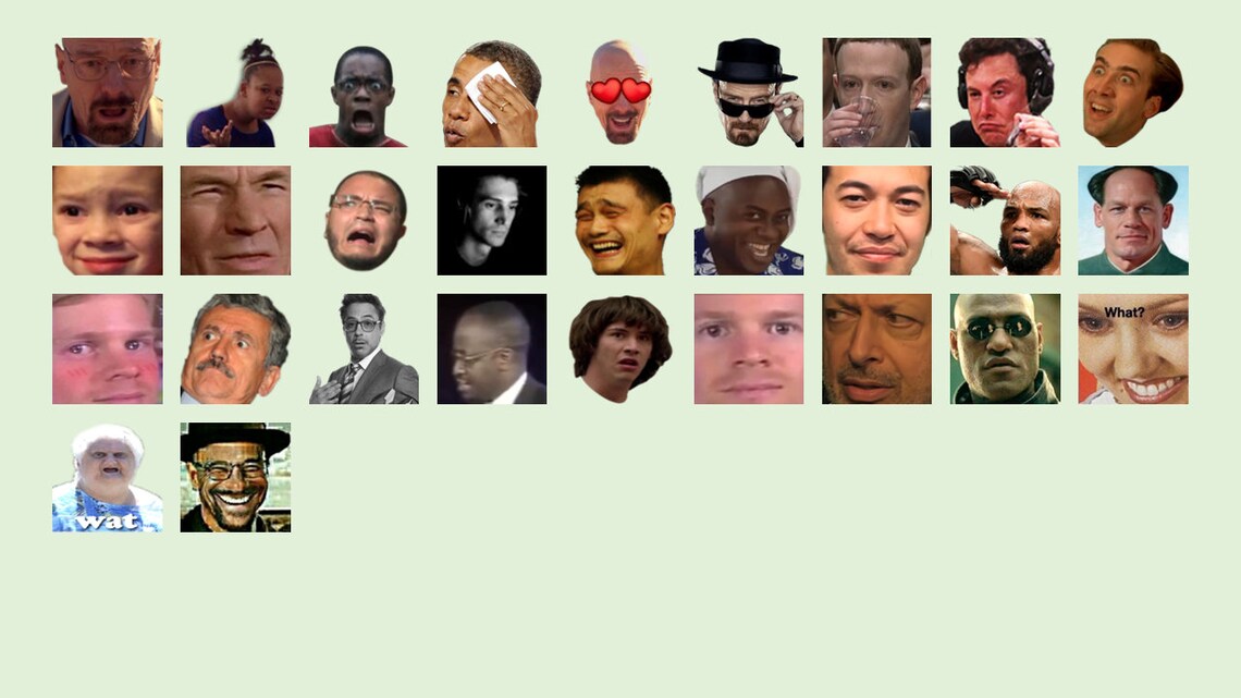 300 Human Meme Emotes for Twitch and Discord Twitch Emotes Discord ...
