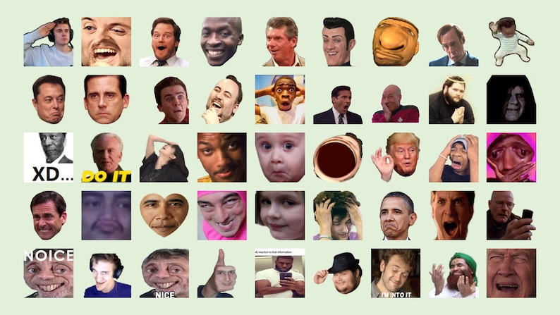 300 Human Meme Emotes for Twitch and Discord Twitch Emotes Discord ...