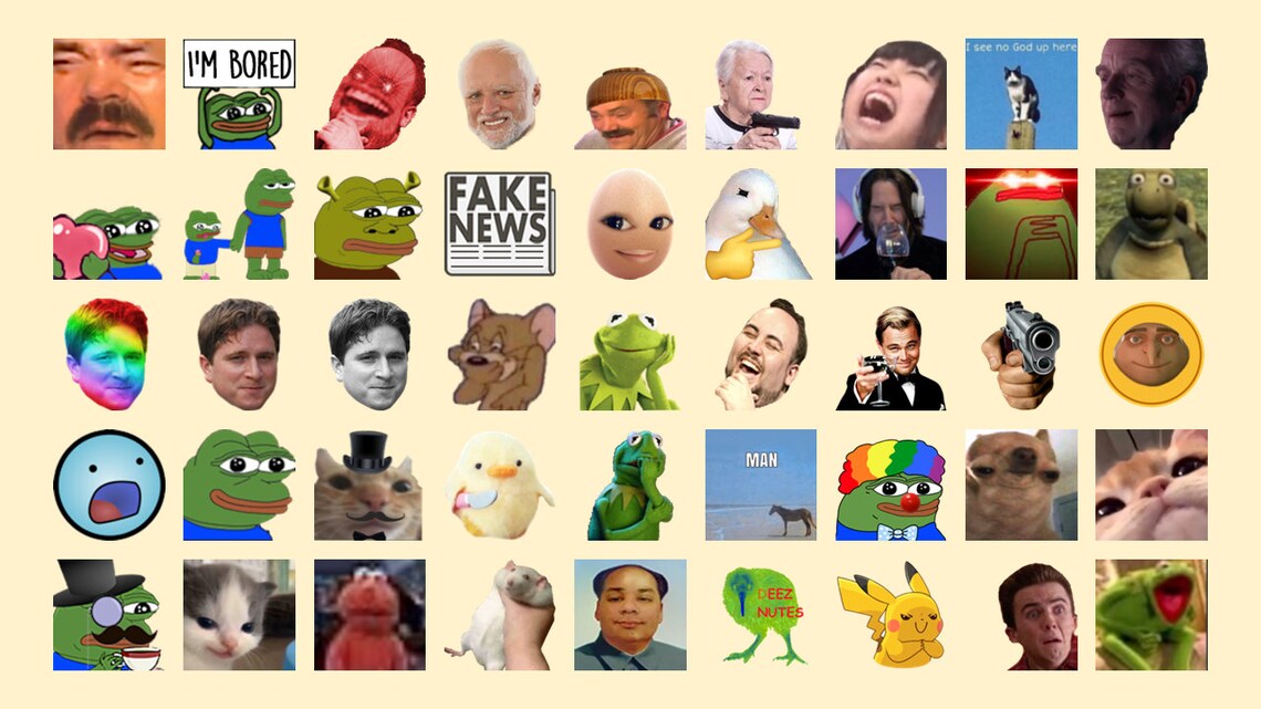 200 Random Meme Emotes for Twitch and Discord #4 | Twitch Emotes ...