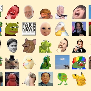 200 Random Meme Emotes for Twitch and Discord #4 | Twitch Emotes ...
