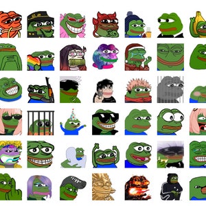 450 Pepe Emotes Mega Pack | Twitch Emotes | Discord Emotes | Text ...