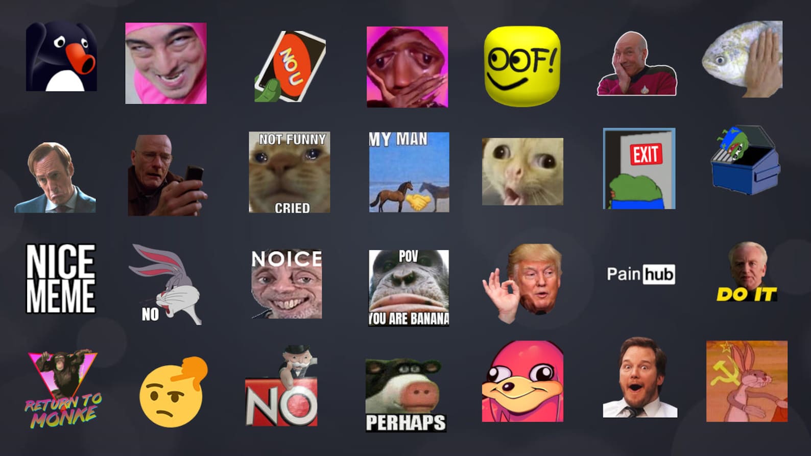 1300+ Meme Emotes Super Mega Pack for Twitch and Discord | Twitch ...