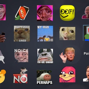 1300+ Meme Emotes Super Mega Pack for Twitch and Discord | Twitch ...
