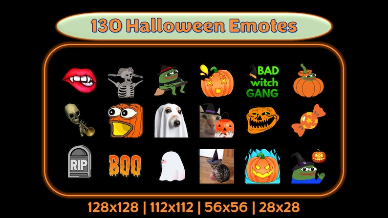 130 Random Halloween Emotes for Twitch and Discord | Twitch Emotes ...