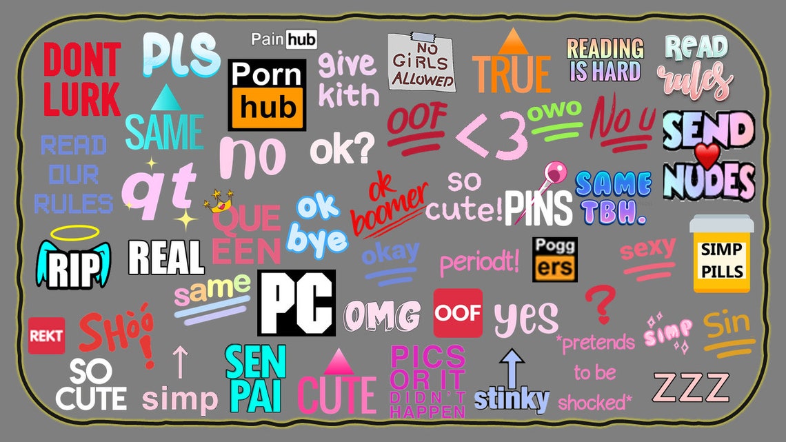 200 Text Emotes Mega Pack #1 | Twitch | Discord | Kick | Text Emotes ...