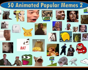 50 Meme Emotes for Twitch and Discord | Twitch Emotes | Discord Emotes ...