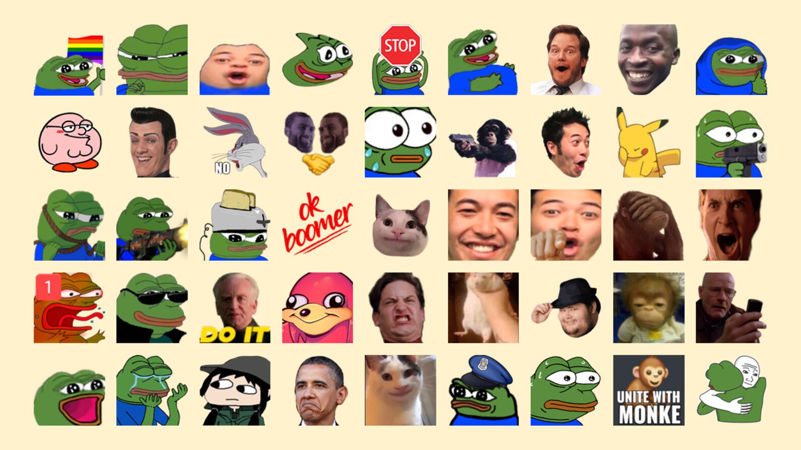 200 Random Meme Emotes for Twitch and Discord #4 | Twitch Emotes ...
