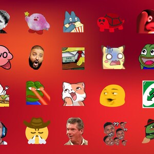 50 Random Meme Emotes Box 4 Twitch Meme Emotes Discord Emotes Emotes ...