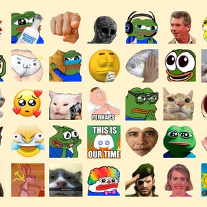 200 Random Meme Emotes for Twitch and Discord #2 | Twitch Emotes ...
