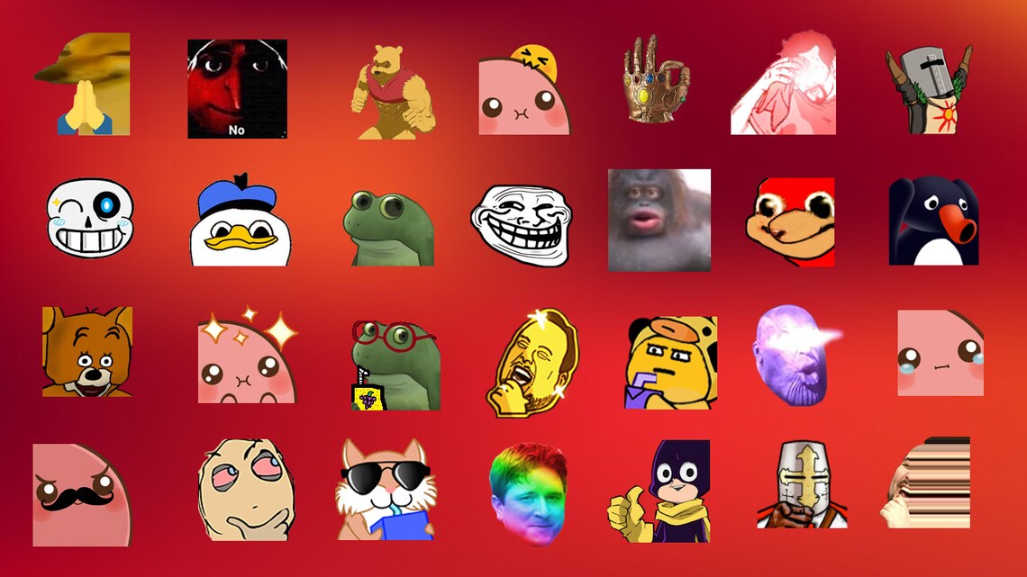 50 Random Emotes Box 2 Twitch Emotes Discord Emotes Emotes for ...