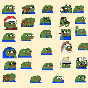 270 Peepo Emotes Mega Pack | Twitch Emotes | Discord Emotes | Text ...