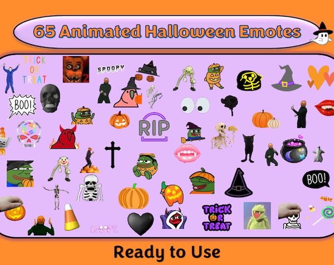 ANIMATED Ghost Rave Emote for Halloween Jam Dancing Glowstick Cute ...