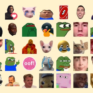 200 Random Meme Emotes for Twitch and Discord #5 | Twitch Emotes ...