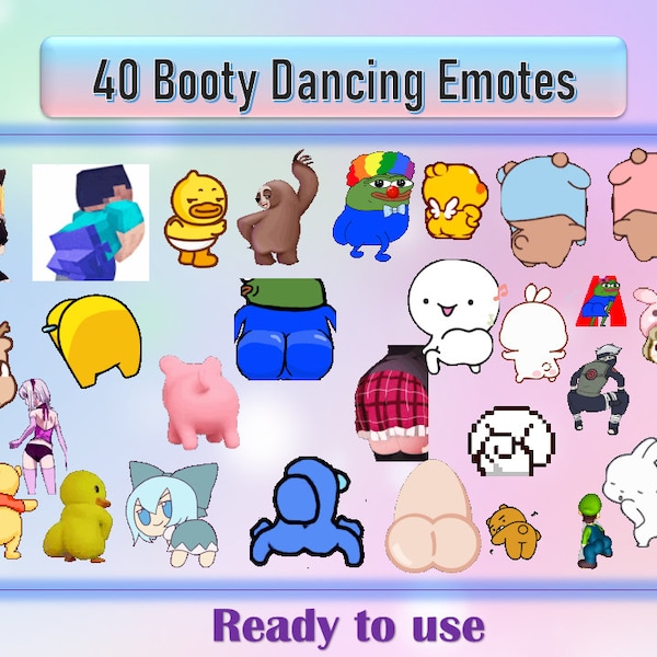 Twitch Animated Twerking Emotes - Etsy